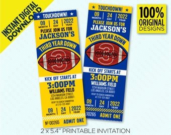 La Rams Invitation - Etsy