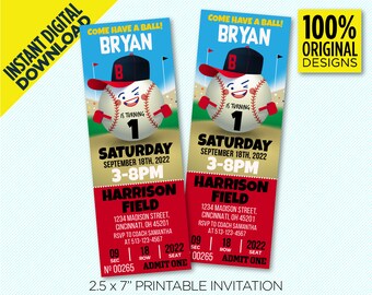 Cincinnati Reds Invitation - Etsy