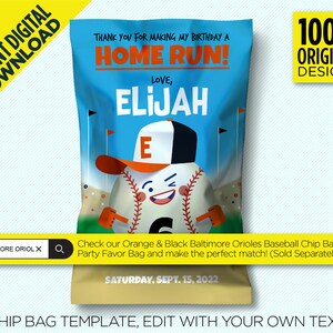 Baltimore Orioles Ticket Birthday Party Printable Invitation | Baseball ...