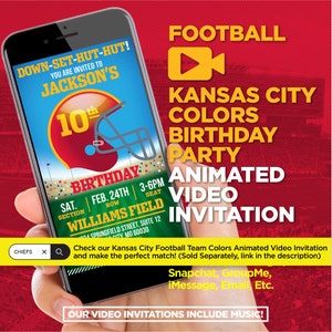 Kansas City Colors Football Team Printable Surprise Game Ticket - KC ...
