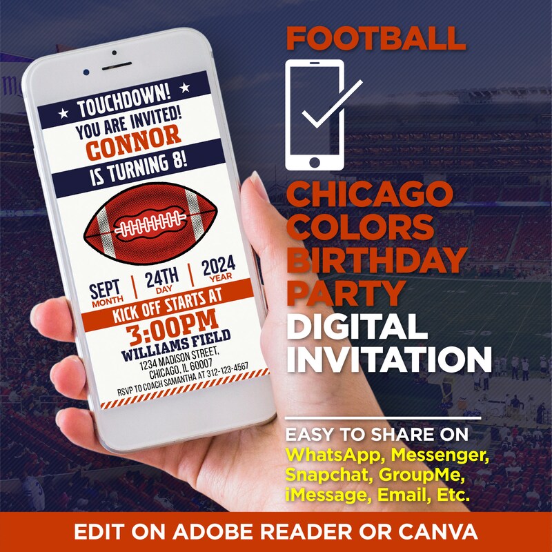 Chicago Invitation - Etsy