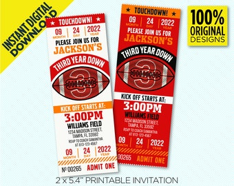 Tampa Bay Bucs Invitation - Etsy