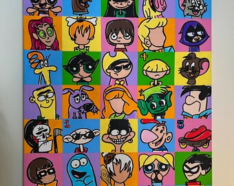 Cartoon Network Collage - Etsy
