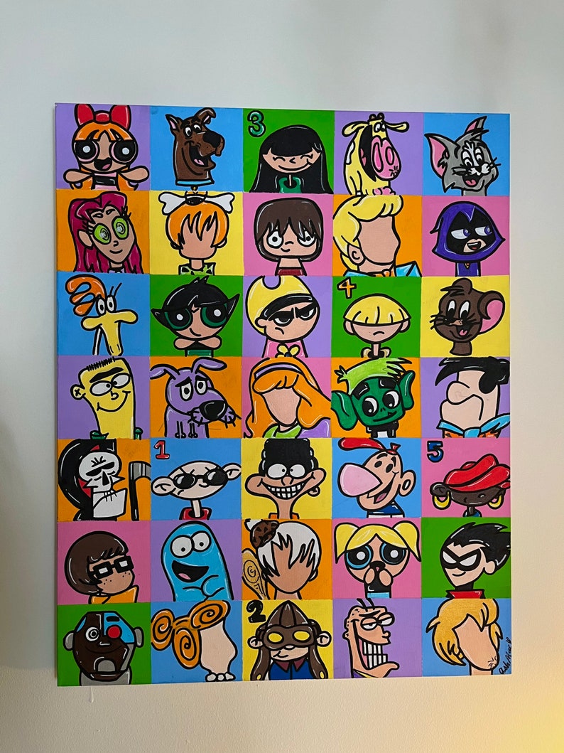 Cartoon Network Collage - Etsy