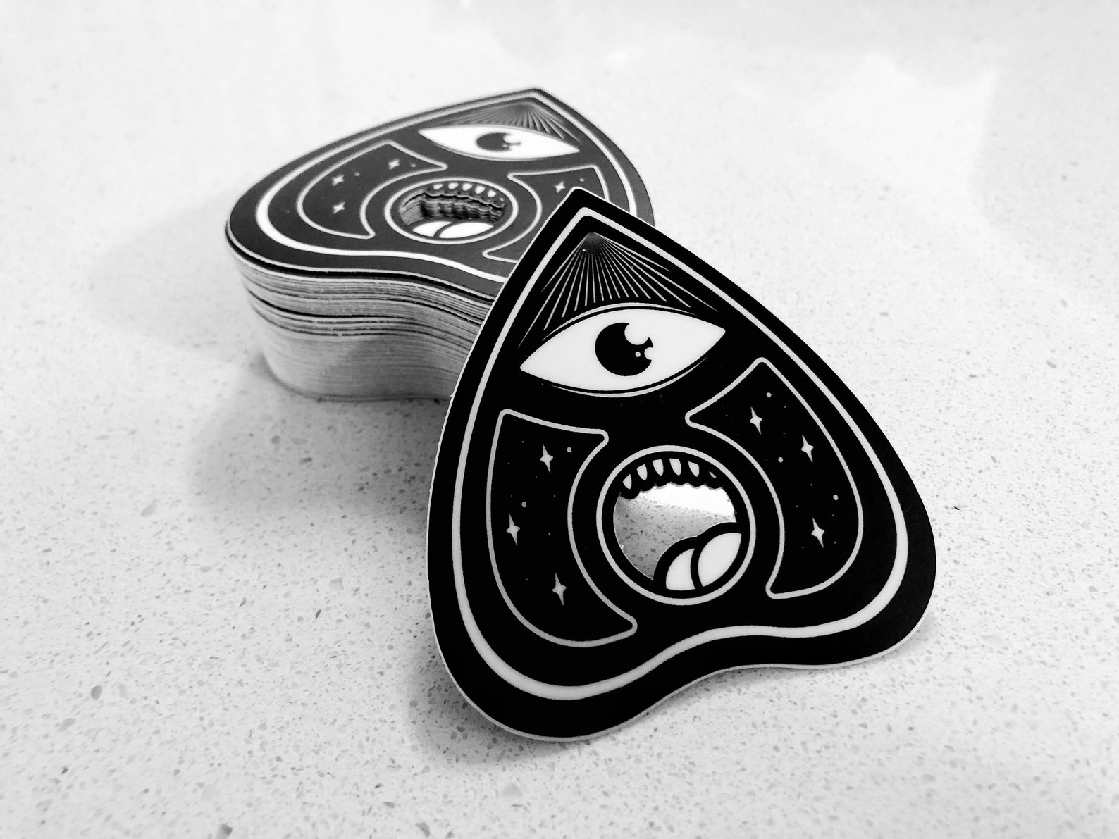 Let Me Speak Ouija Planchette Stickers Holographic Vinyl - Etsy