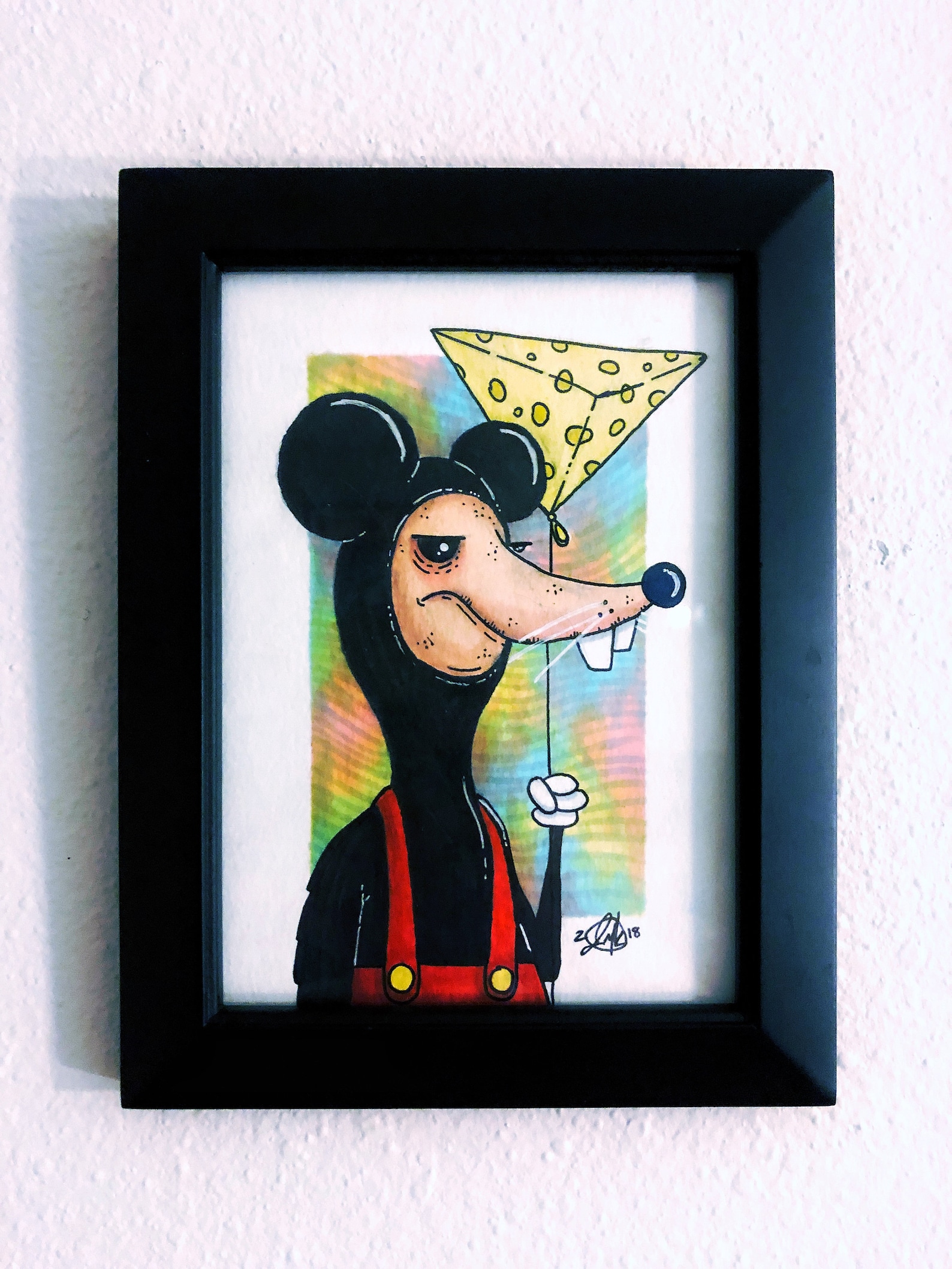 Ricky Rat Illustration Digital Art Print 5x7 Professionally | Etsy