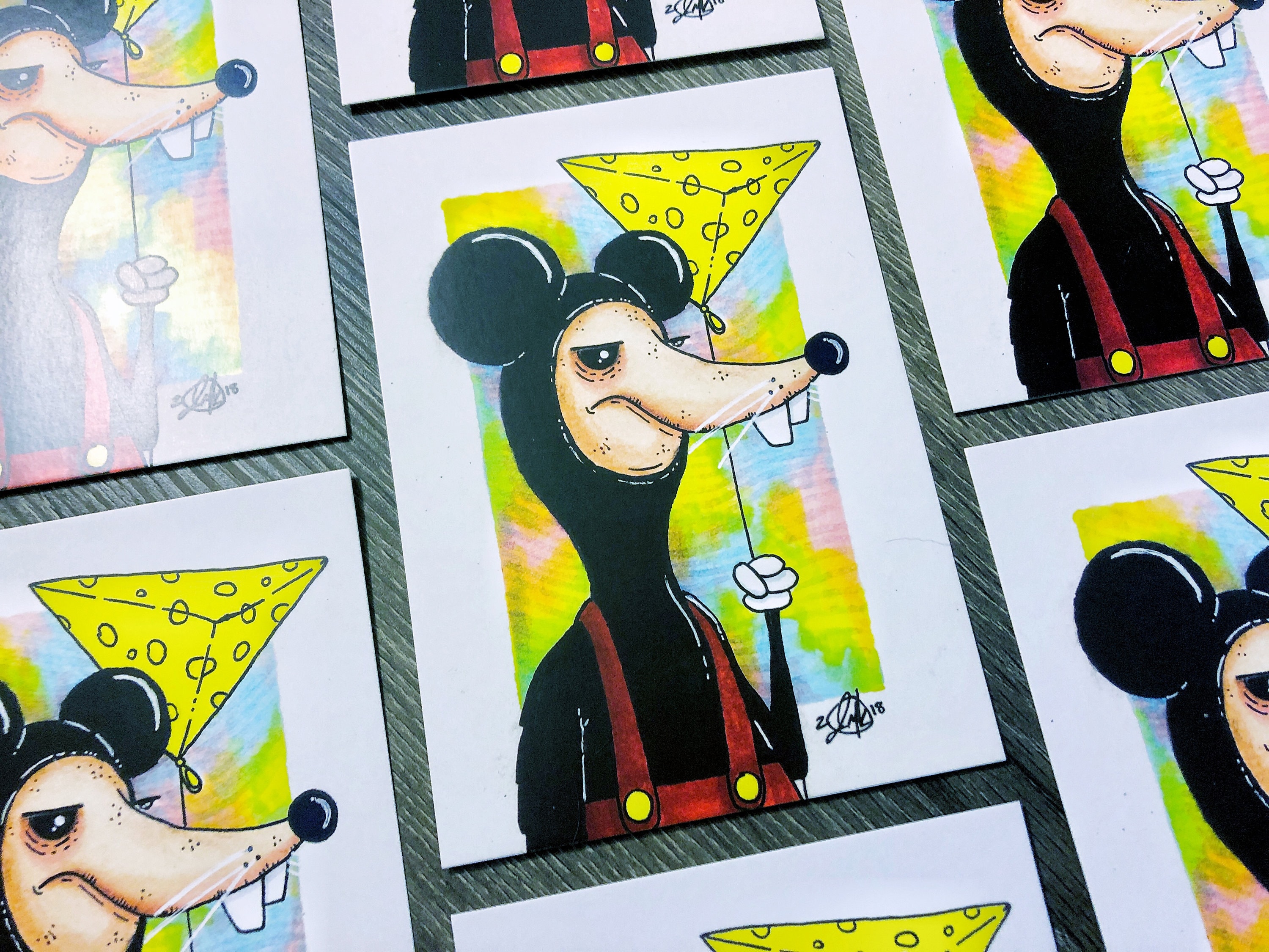 Ricky Rat Illustration Digital Art Print 5x7 Professionally | Etsy