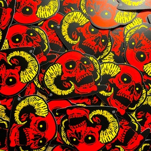 The Awoken Necromancer Vinyl Stickers, Holographic Skull Stickers ...