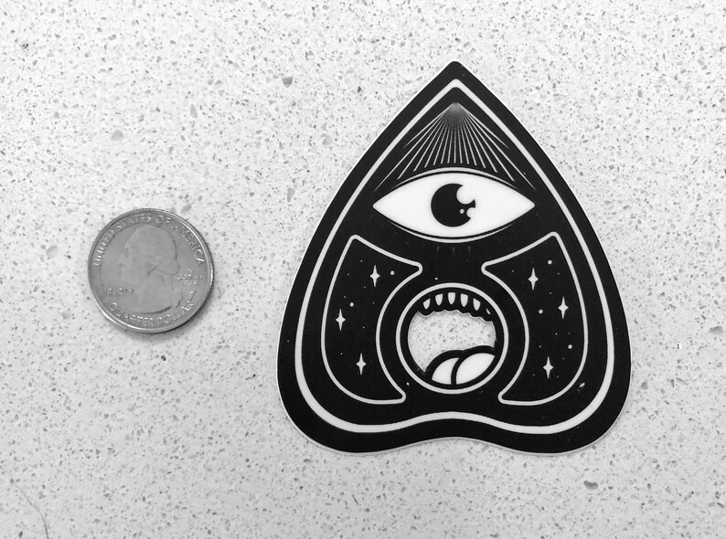 Let Me Speak Ouija Planchette Stickers Holographic Vinyl - Etsy