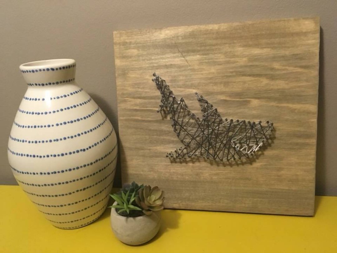 Gray Shark String Art - Etsy