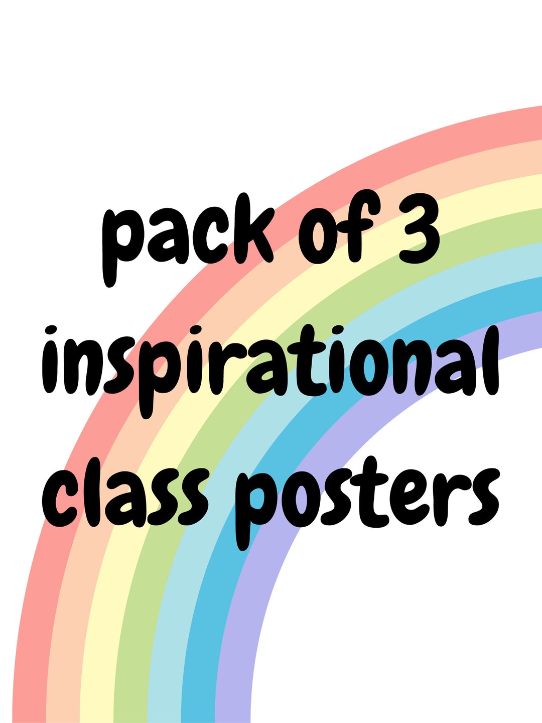 Pack of 3 Classroom Posters Cute Inspirational Sayings DIGITAL FILE - Etsy