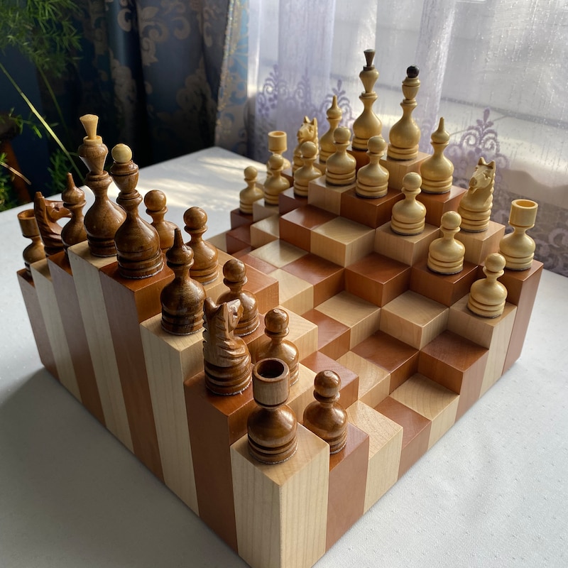Modern Chess Set - Etsy