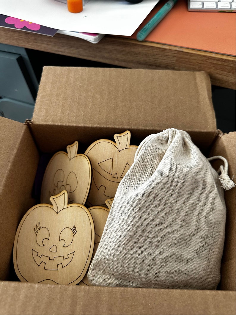 DIY Wood Paint Your Own Jack O Lantern Kit for Parties, Birthdays, Girl ...