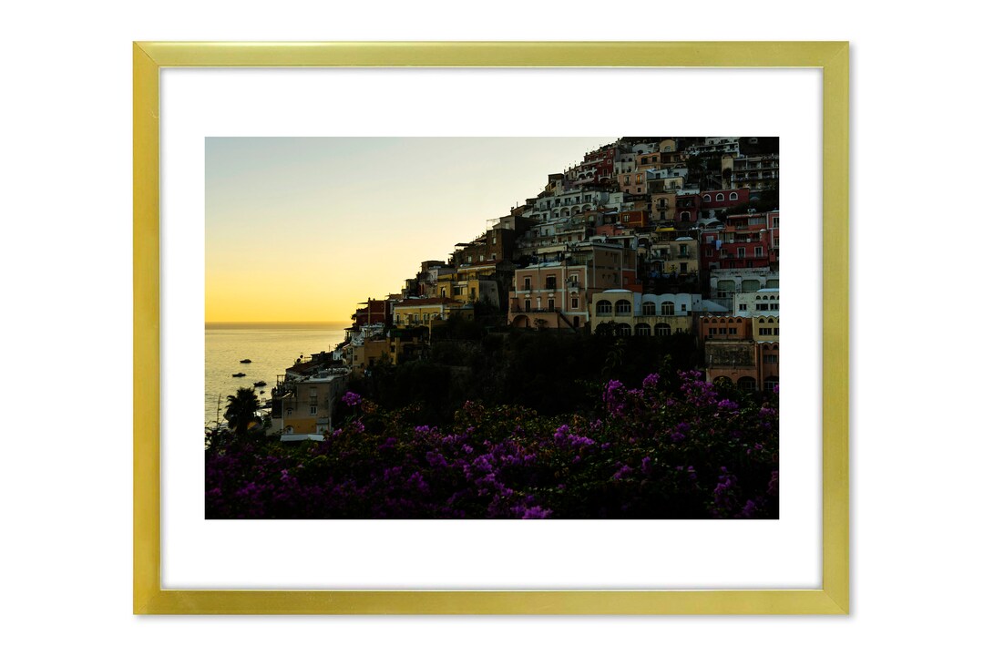 Positano, Sunset, Amalfi Coast, Fine Art Photography, Wall Art ...