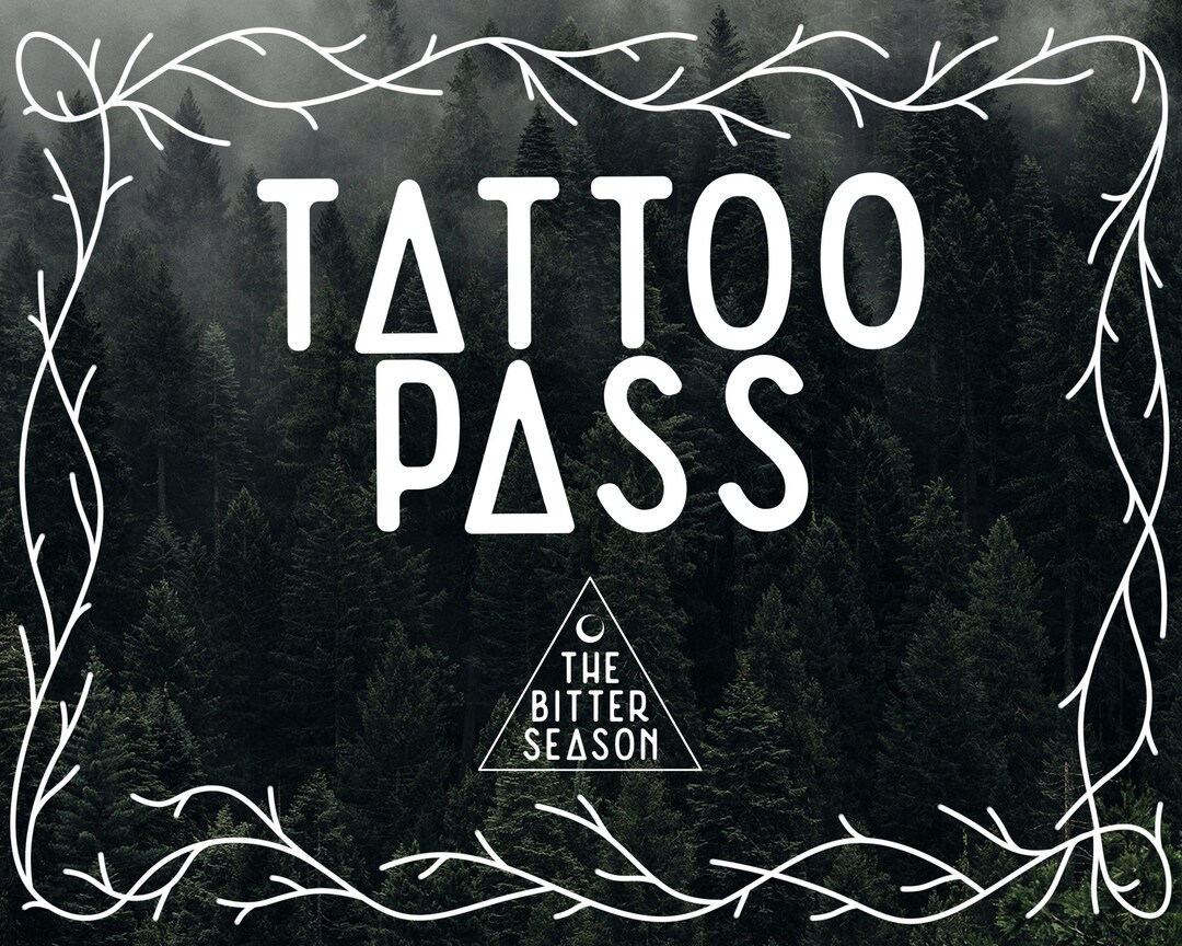 TATTOO PASS - Etsy