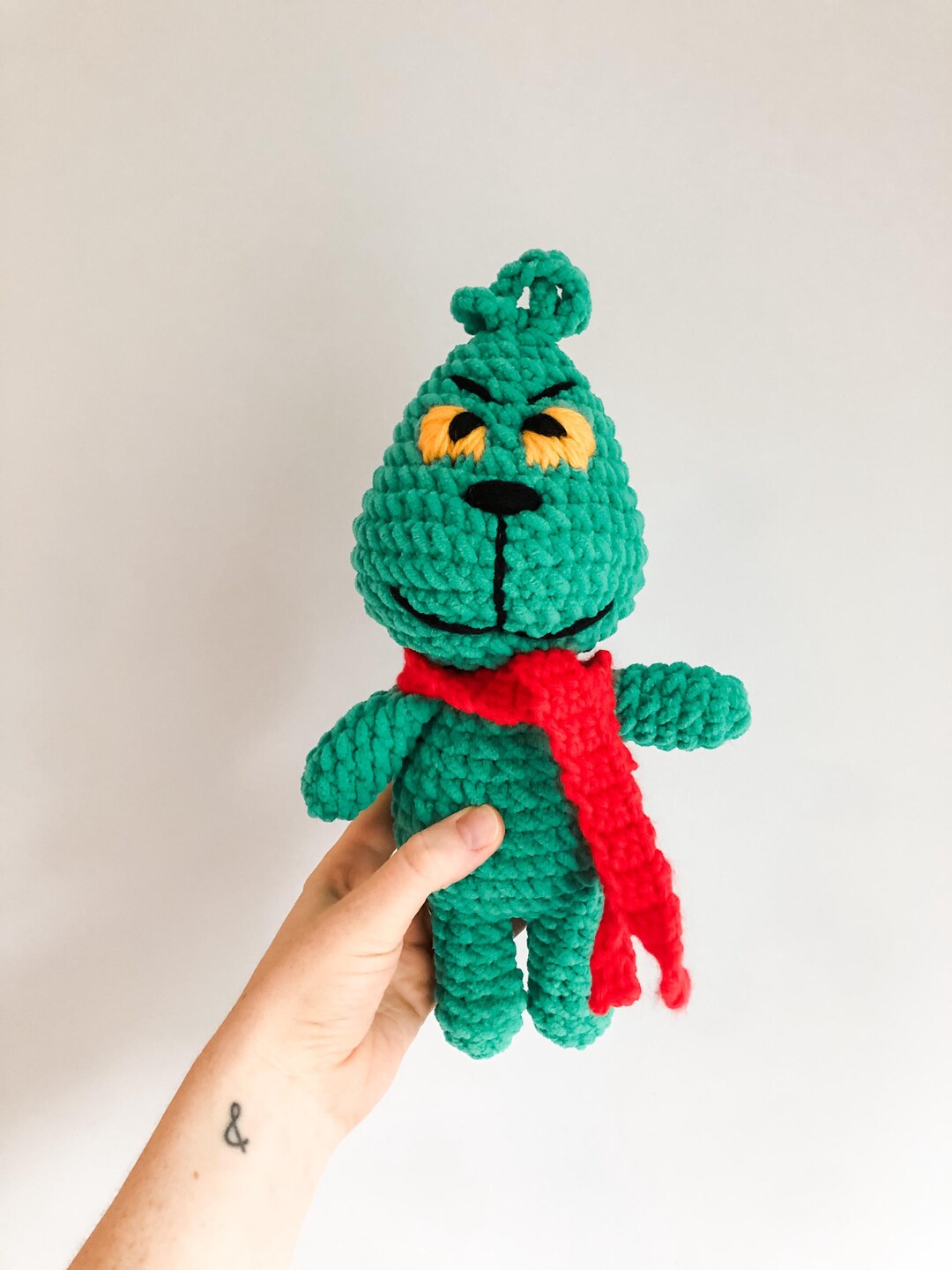 Mr. Mean Doll, Whoville Christmas Plushie, Whoville Character, Green ...