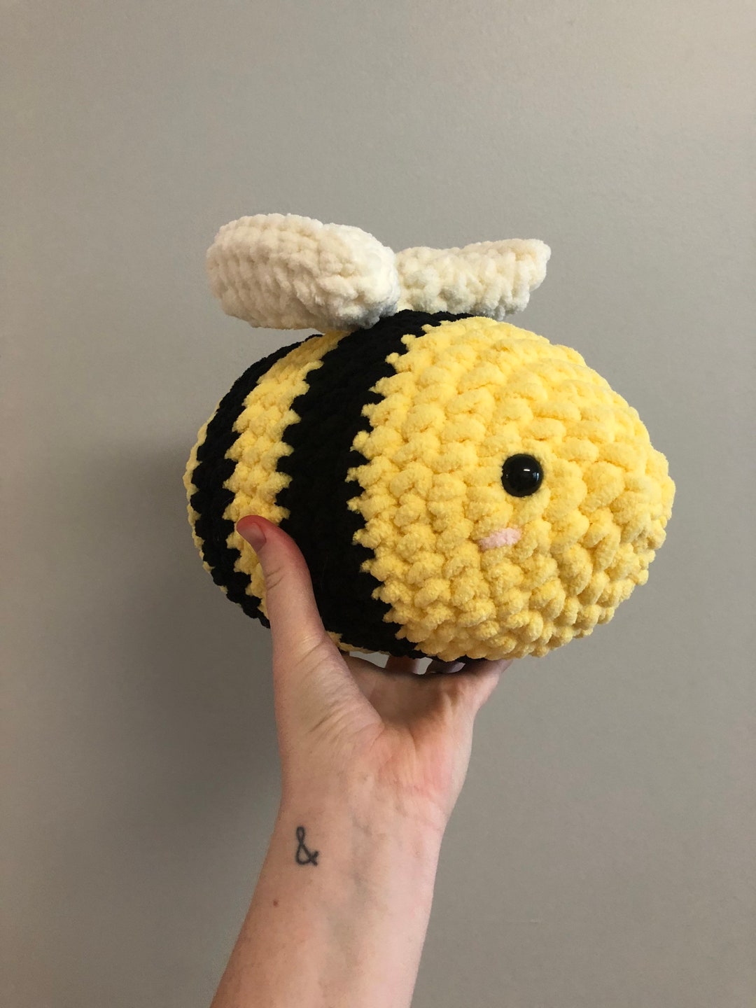 Bumble Bee Plushie, Bee Stuffed Animal, Bumble Bee Gift, Cute Bumble ...