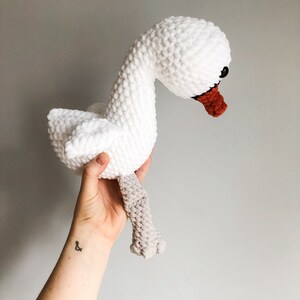 Swan Lovey, Swan Plushie, Cute Swan Stuffed Animal, Swan Plush ...