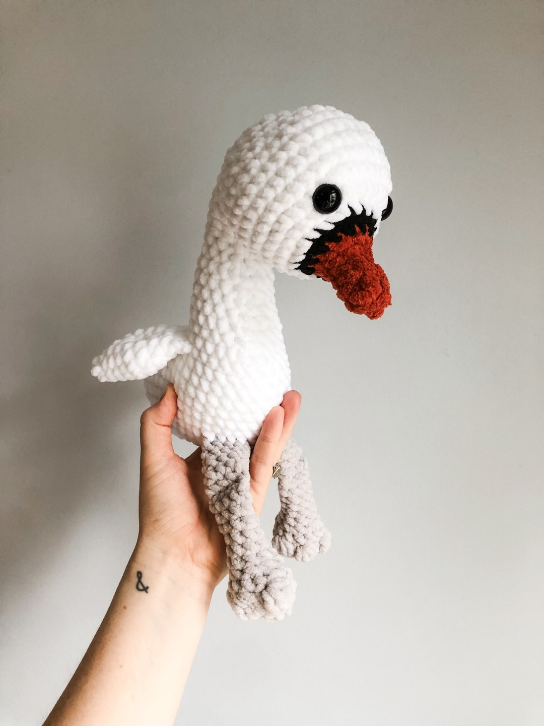 Swan Lovey, Swan Plushie, Cute Swan Stuffed Animal, Swan Plush ...