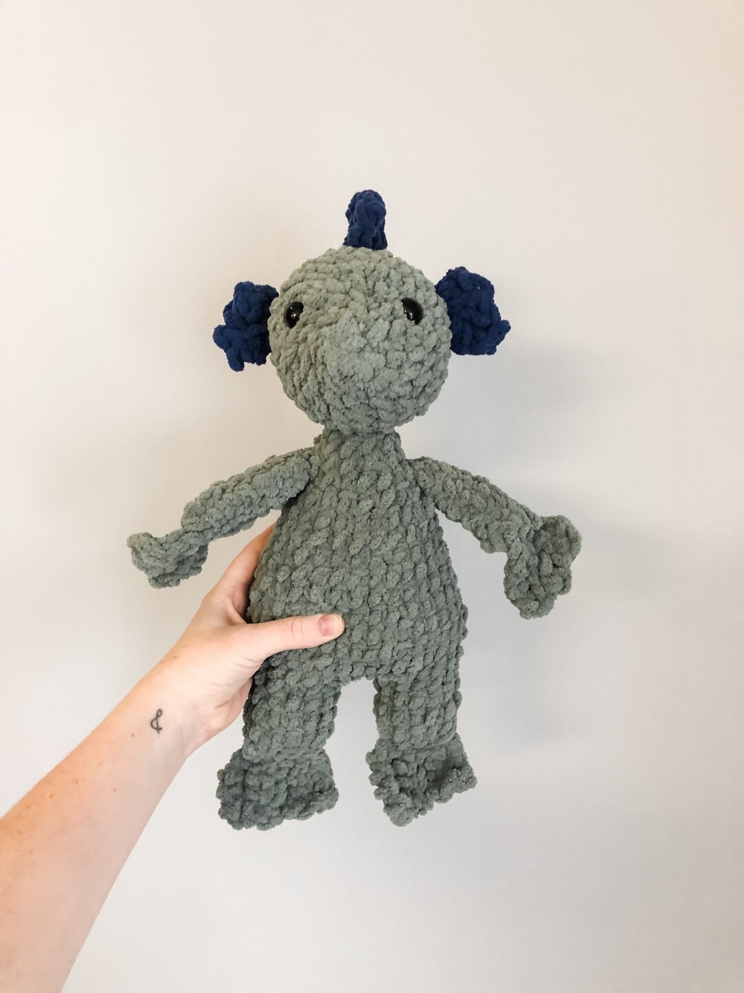 Crochet Sea Monster Plushie: Handmade Stuffed Animal Toy - Etsy
