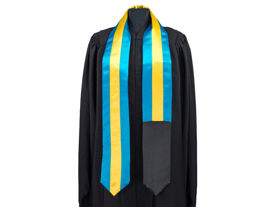 Bahamas Flag Graduation Sash/stole International Study Abroad Adult ...