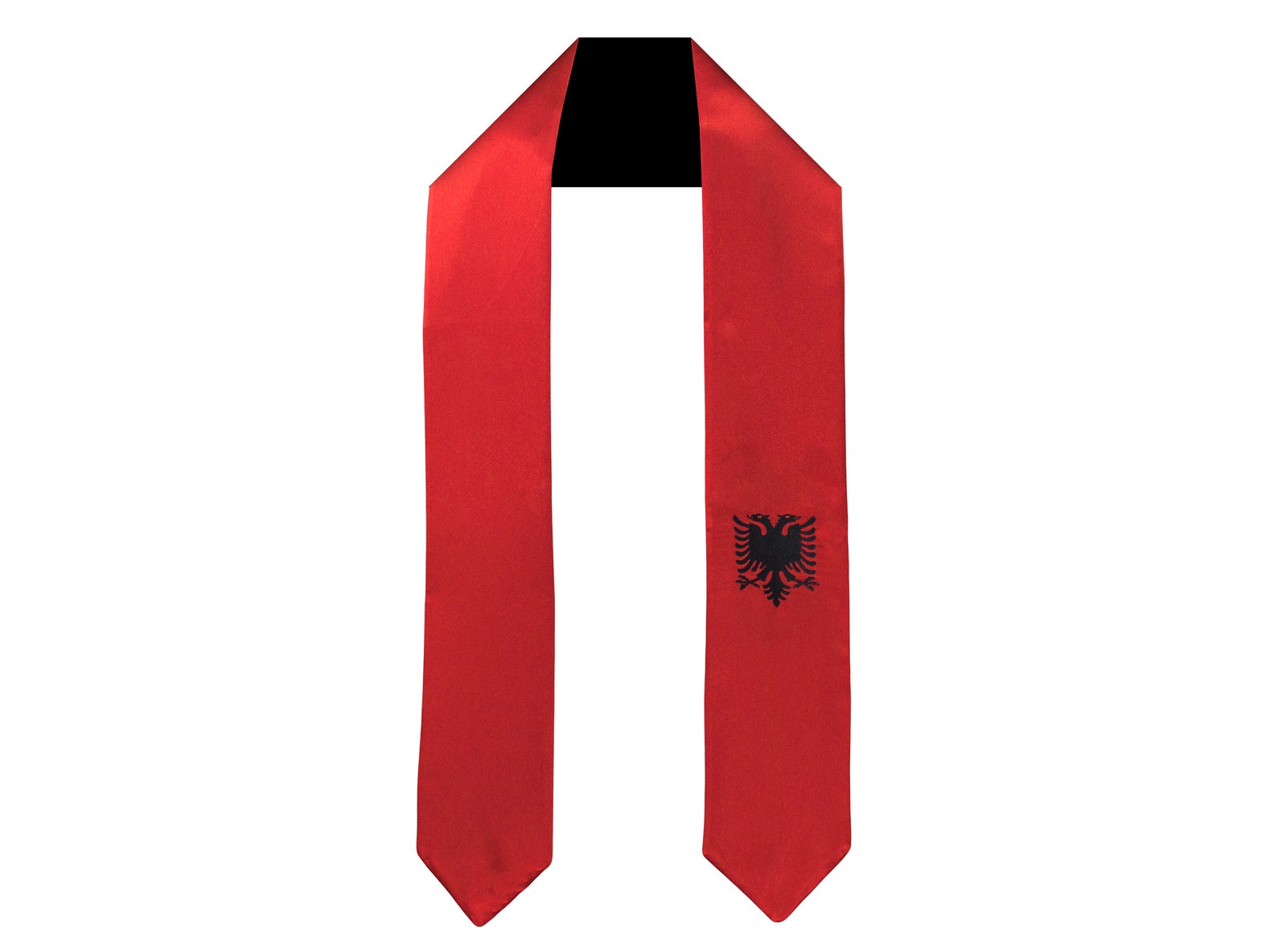 Albania Flag Graduation Sash/stole International Study Abroad - Etsy