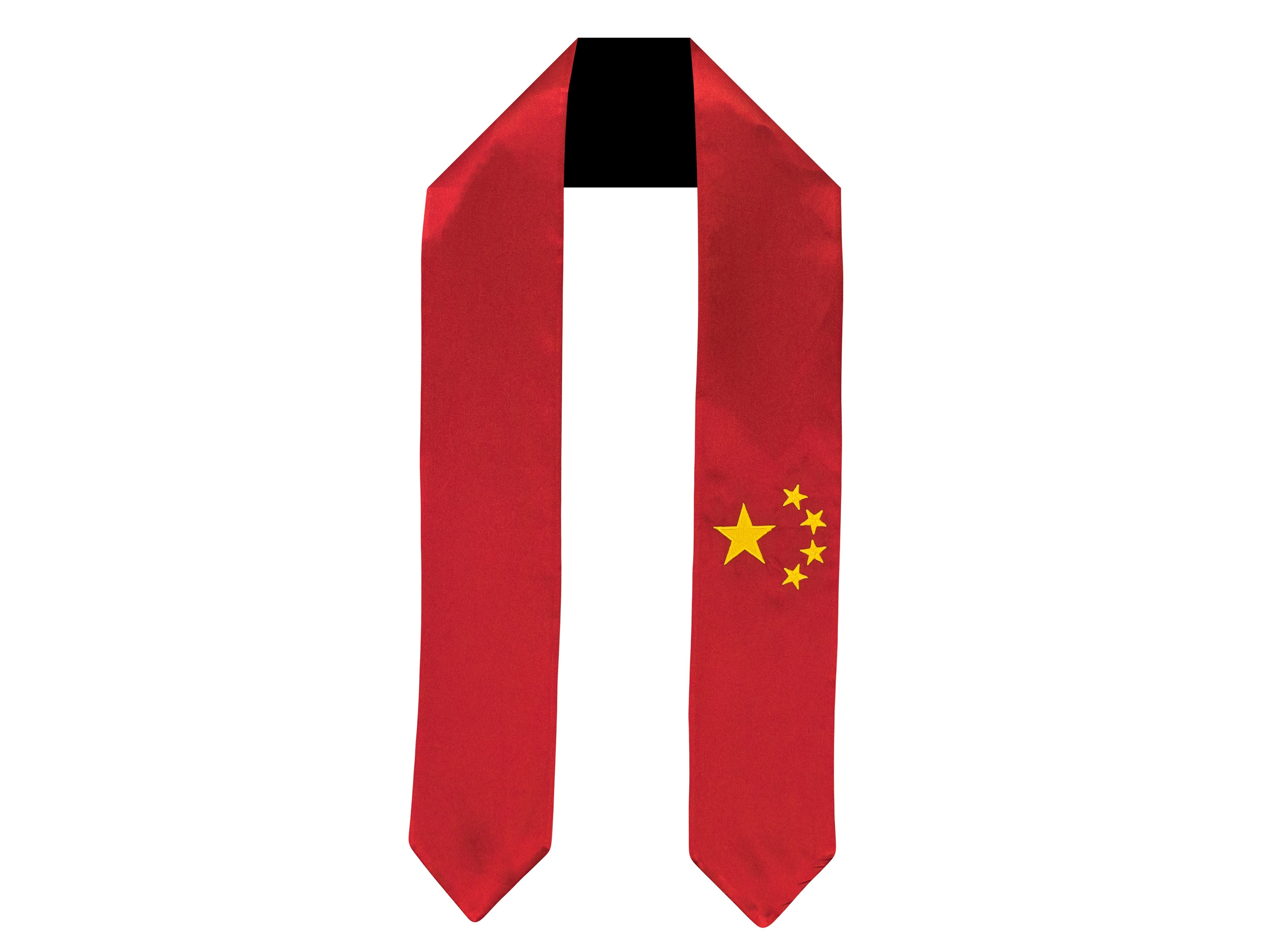 China Flag Graduation Sash/stole International Study Abroad Adult ...