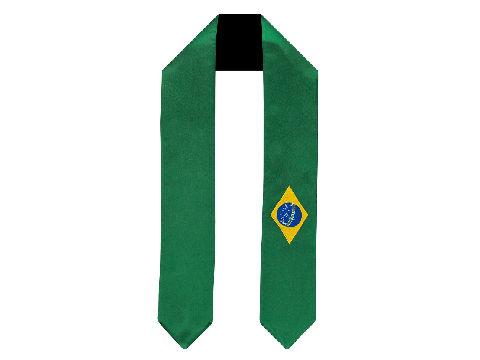 Brazil Flag Graduation Sash/stole International Study Abroad Adult ...