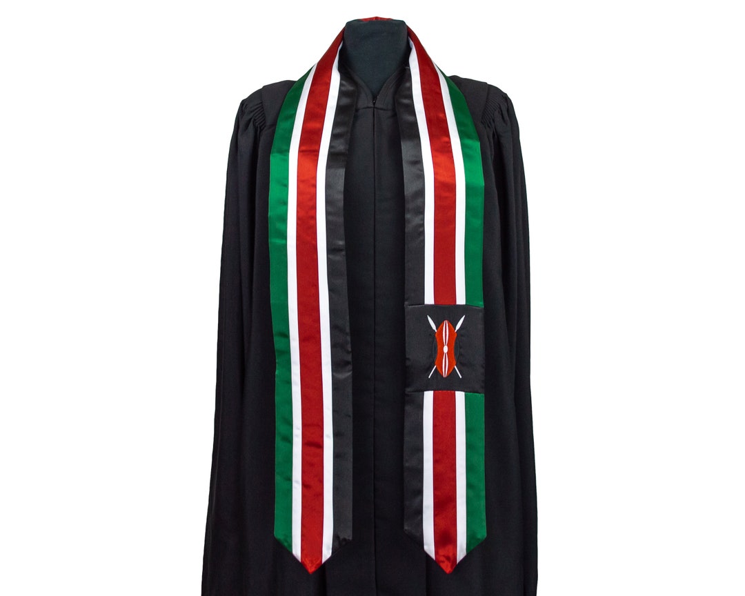 Kenya Flag Graduation Sash/stole International Study Abroad Adult ...
