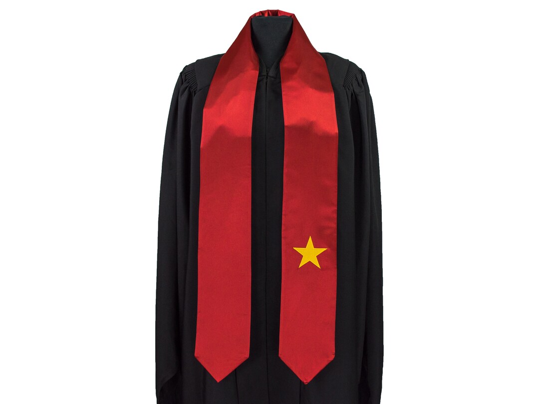 Vietnam Flag Graduation Sash/stole International Study Abroad Adult ...