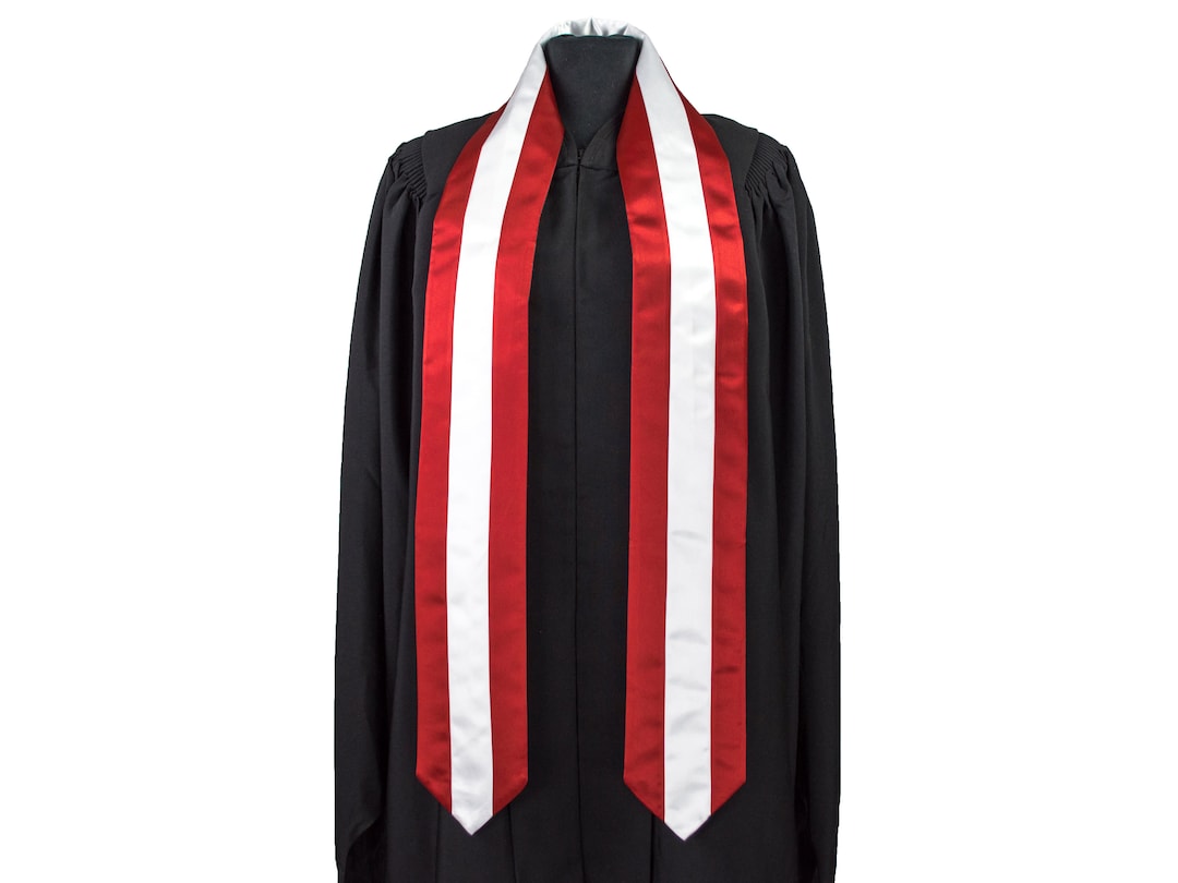Austria Flag Graduation Sash/stole International Study Abroad Adult ...