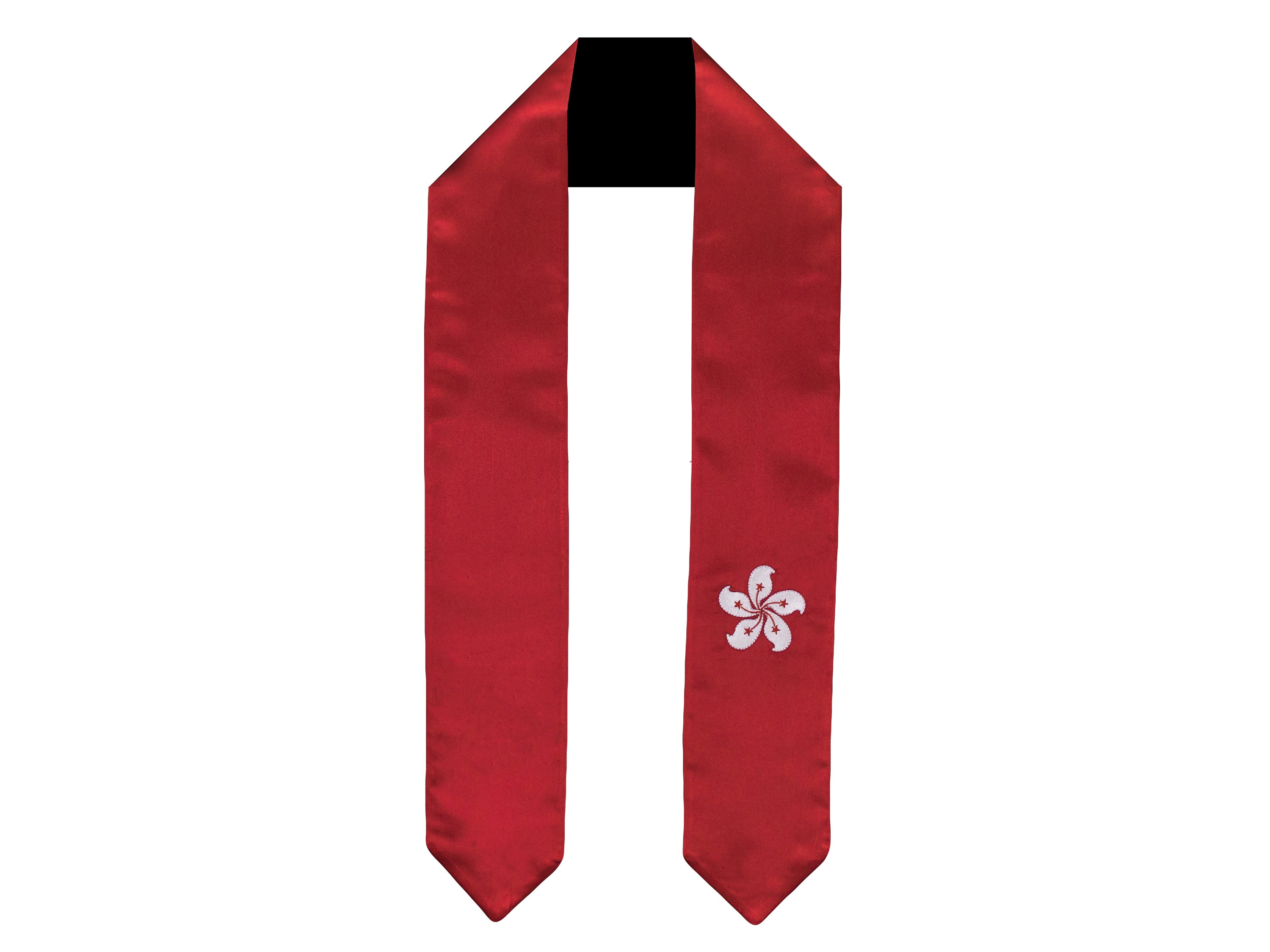 Hong Kong Flag Graduation Sash/stole International Study Abroad Adult ...