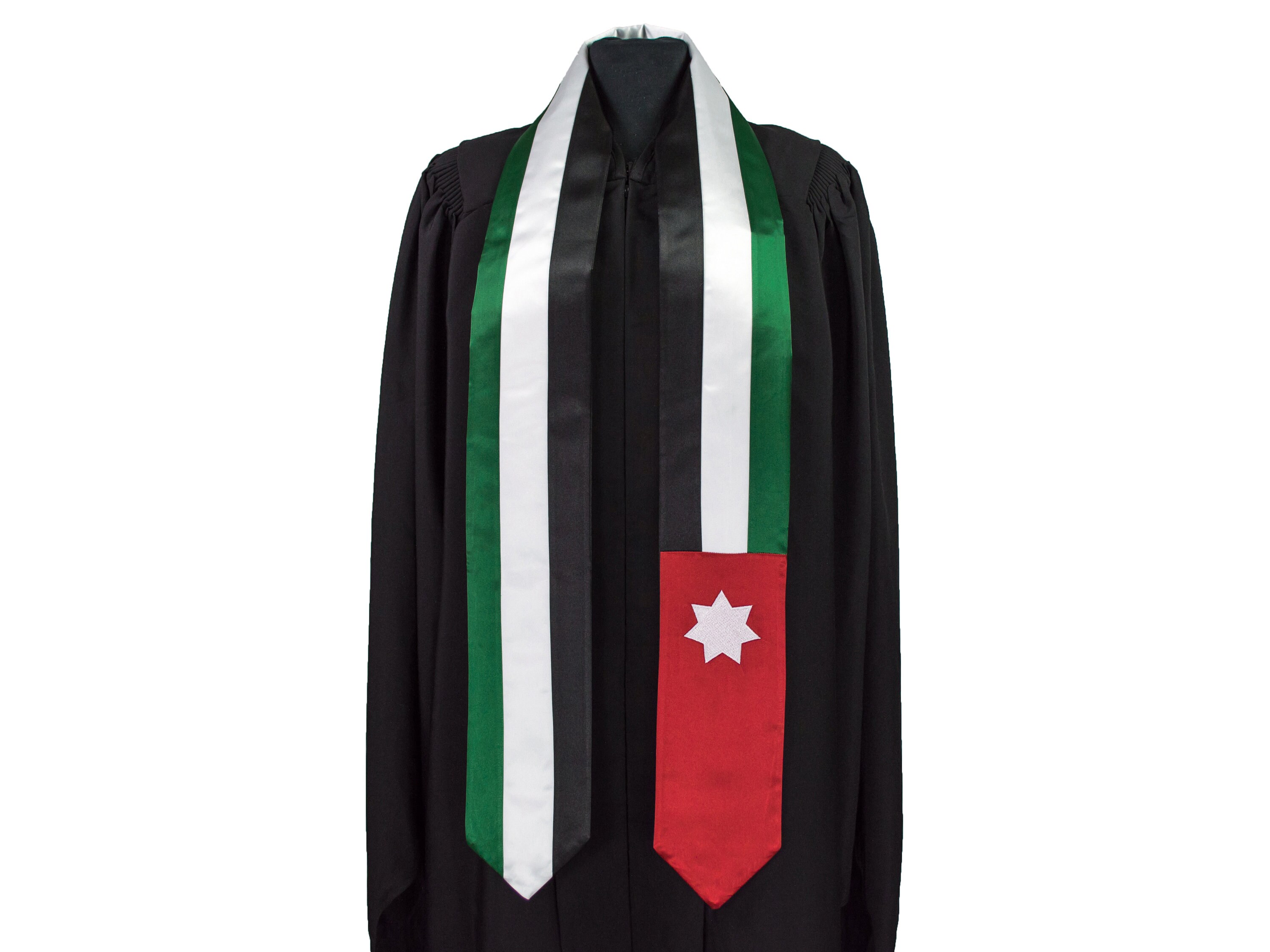Jordan Flag Graduation Sash/stole International Study Abroad | Etsy