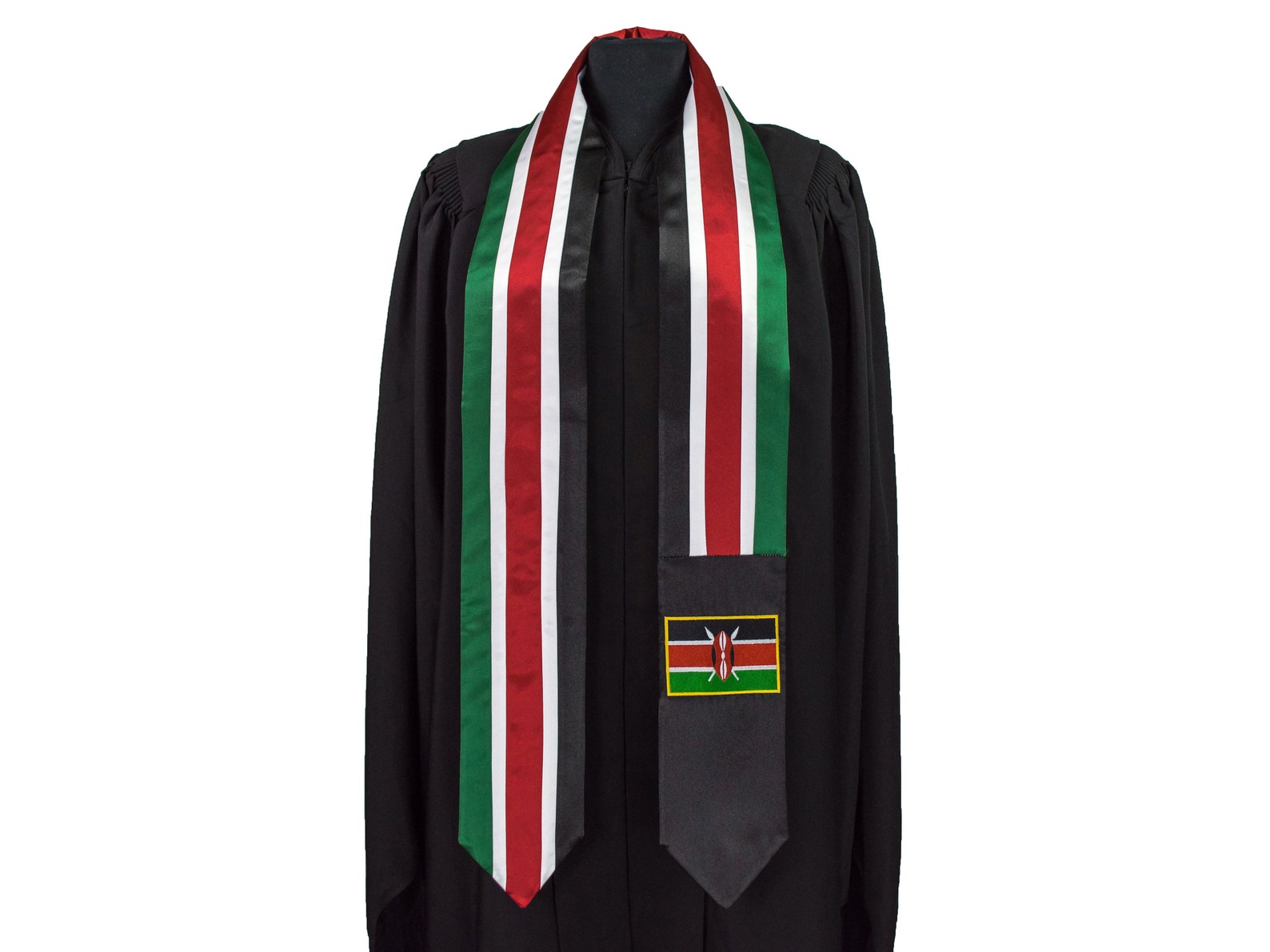 Kenya Flag Graduation Sash/stole International Study Abroad - Etsy