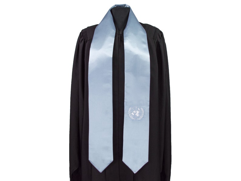 United Nations Flag Graduation Sash/stole International Study Abroad ...