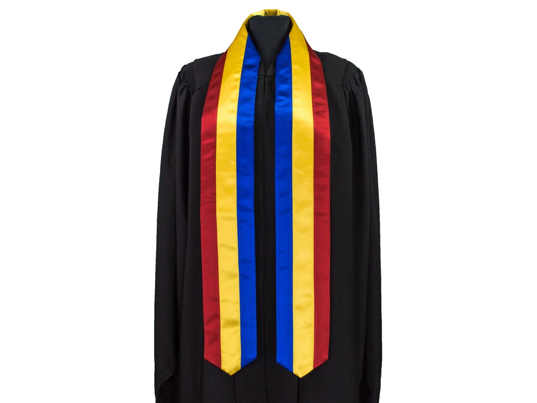 Romania Flag Graduation Sash/stole International Study Abroad Adult ...
