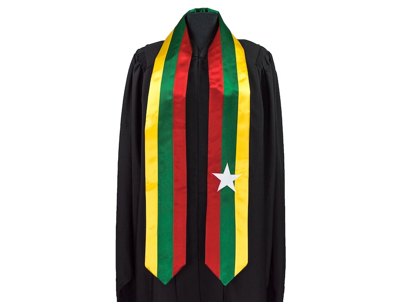 Myanmar Burma Flag Graduation Sash/stole International Study - Etsy