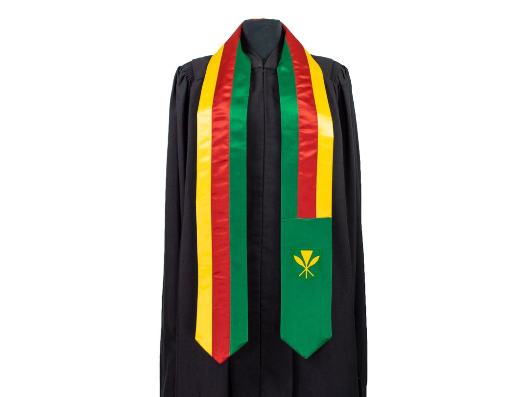 Kanaka Maoli Hawaii Flag Graduation Sash/stole International Study ...