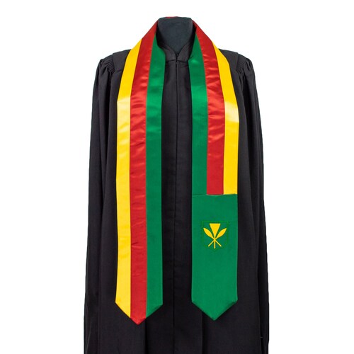 Kanaka Maoli Hawaii Flag Graduation Sash/stole International - Etsy