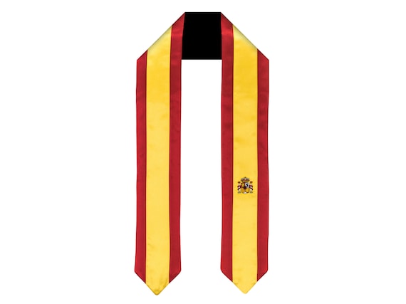 Spain Flag Graduation Sash/stole International Study Abroad - Etsy