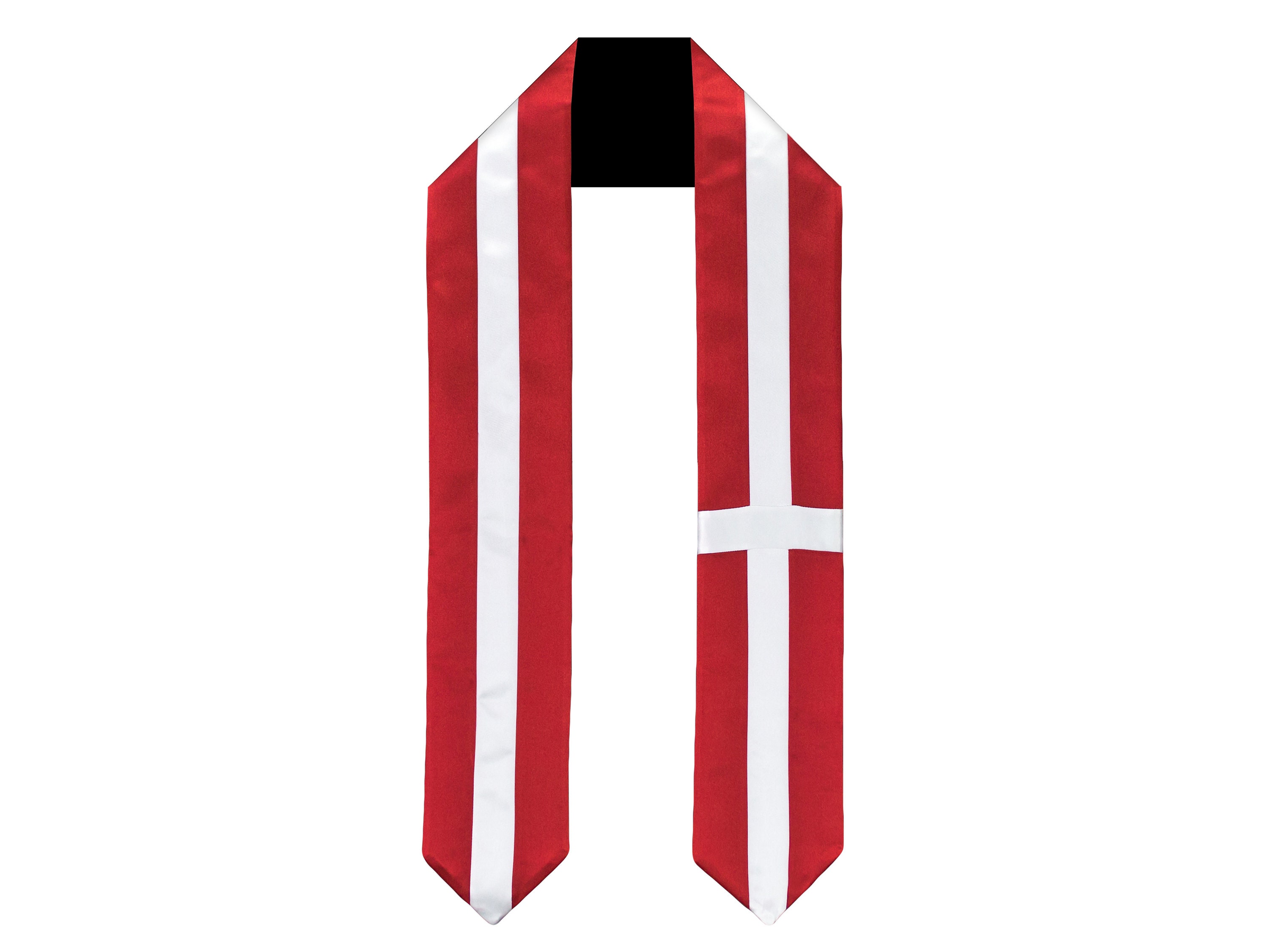 Denmark Flag Graduation Sash/Stole International Study Abroad | Etsy