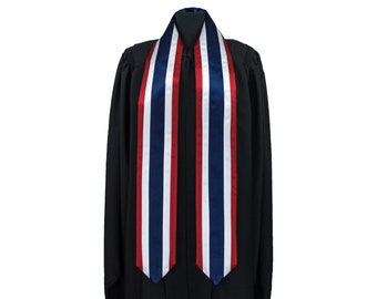 Laos Flag Graduation Sash/stole International Study Abroad | Etsy