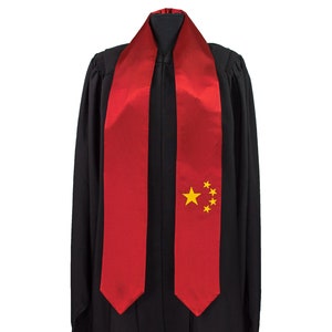 China Flag Graduation Sash/stole International Study Abroad Adult ...