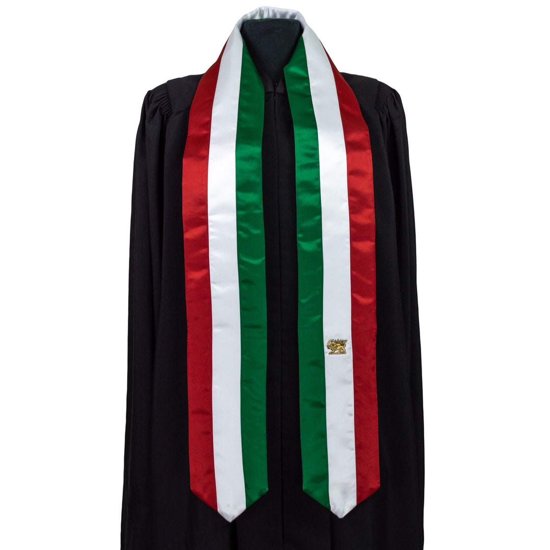 Iran Lion Flag Graduation Stole/sash. Made in the USA. - Etsy