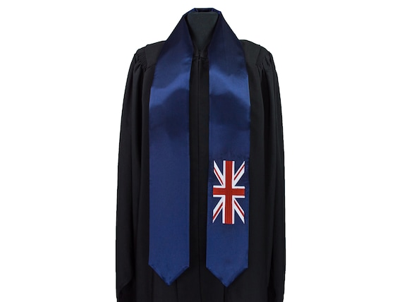 United Kingdom Flag Graduation Sash/stole International Study - Etsy