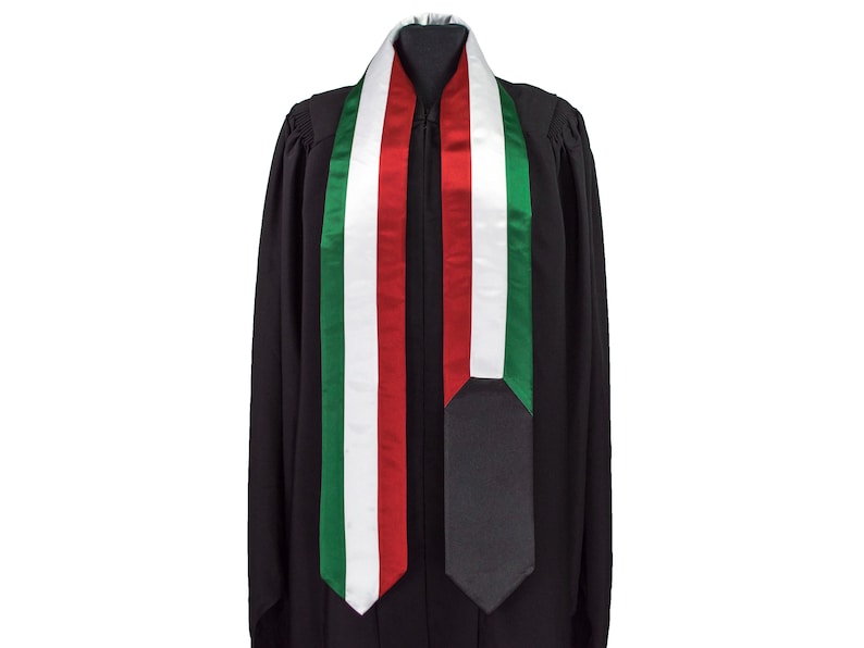 Kuwait Flag Graduation Sash/stole International Study Abroad Adult ...
