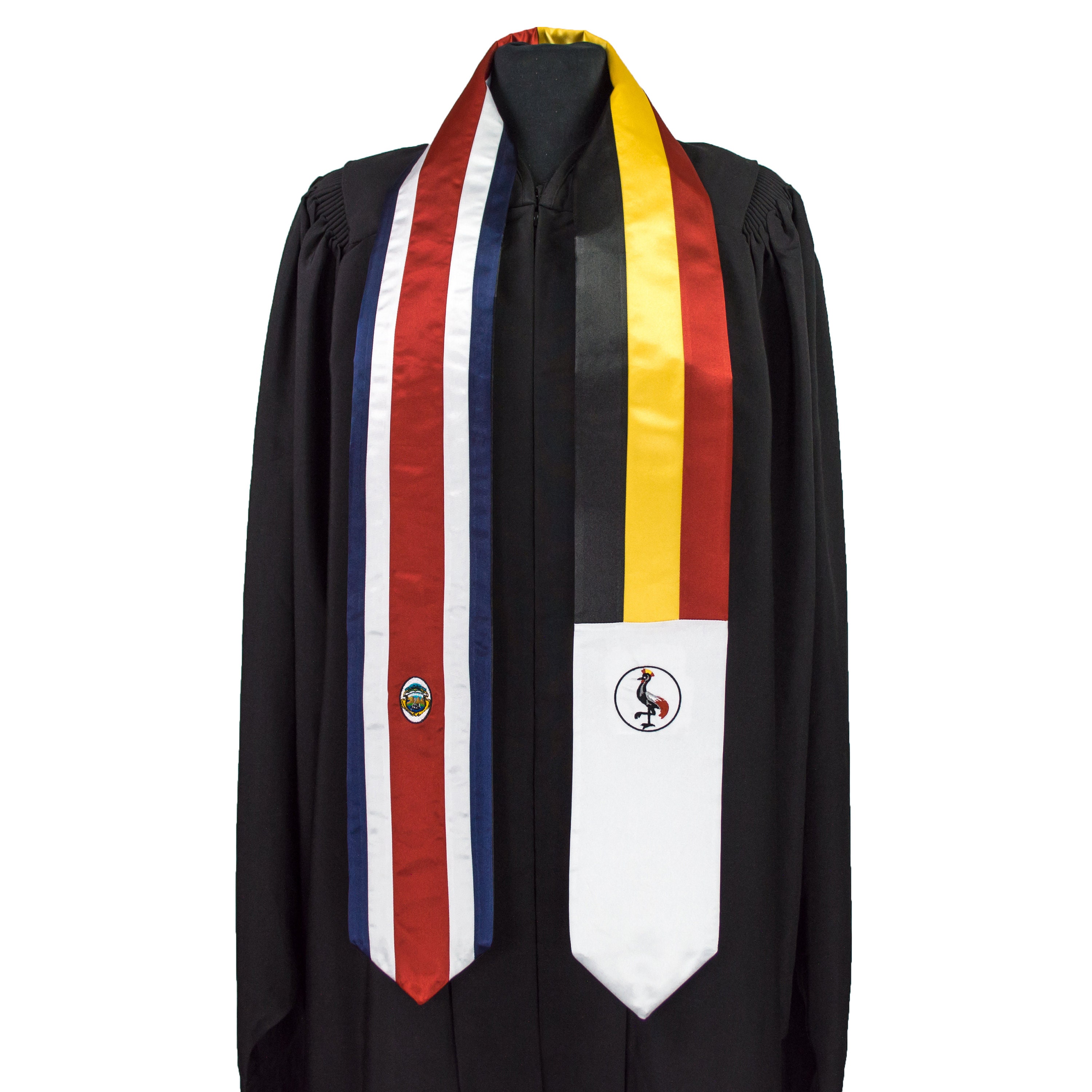 Mixed Two Flag Graduation Sash/stole | Etsy