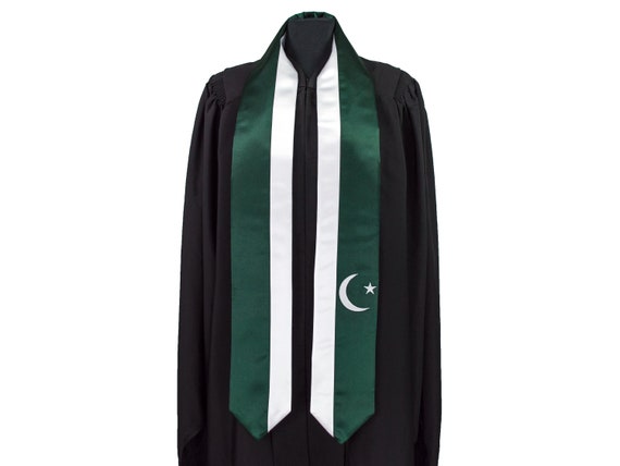 Pakistan Flag Graduation Sash/stole International Study Abroad | Etsy