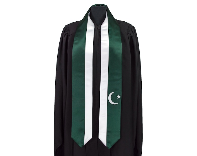 Pakistan Graduation Stole Pakistan Flag Sash - Etsy