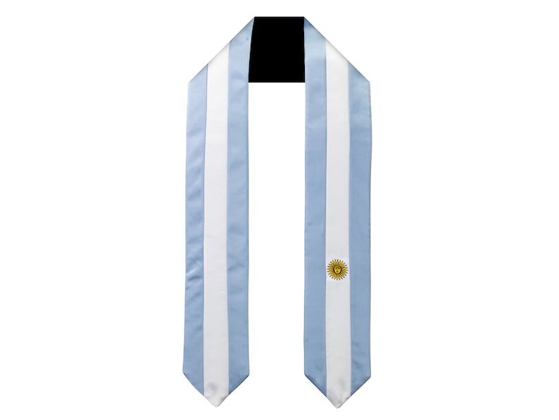 Argentina Flag Graduation Sash/stole International Study - Etsy